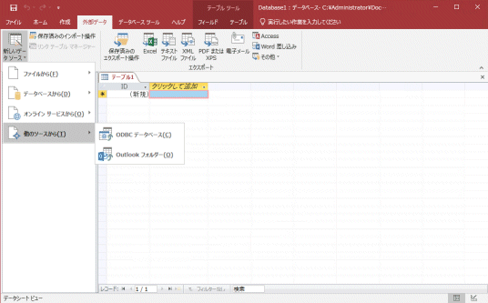 4.1.1 Accessの利用方法